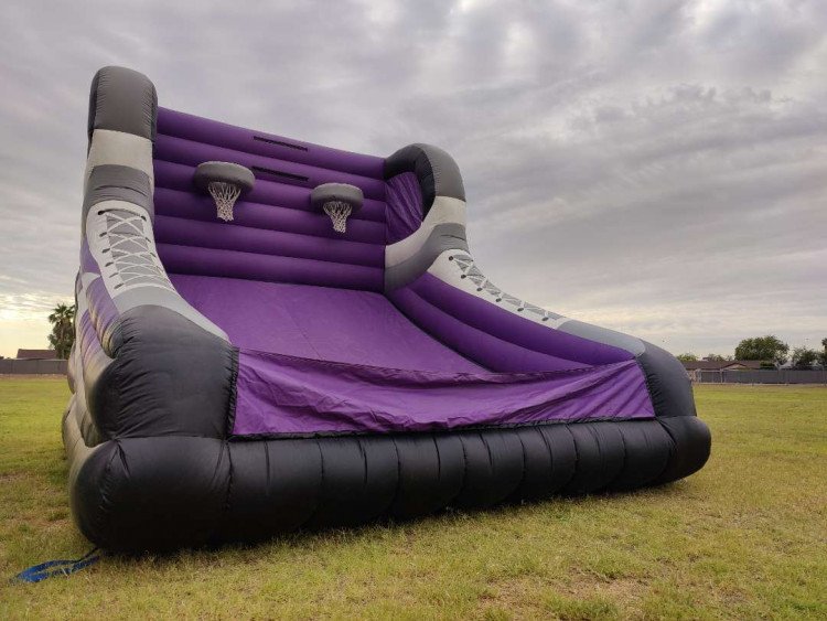 Inflatable Basketball Game (Purple) - AZbouncePro.com
